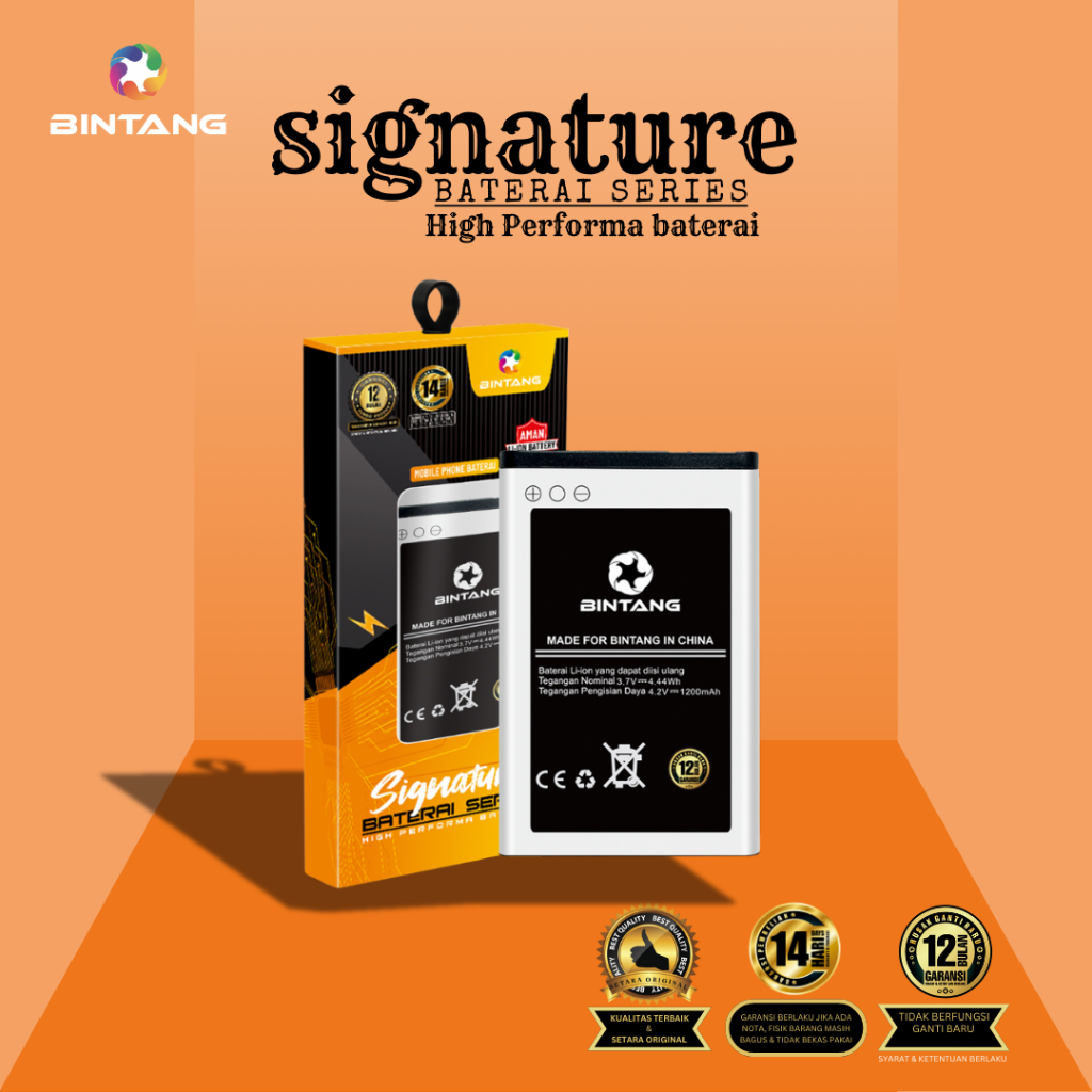 Jual BATTERAI BT SIGNATURE SERIES BL 5C | Shopee Indonesia