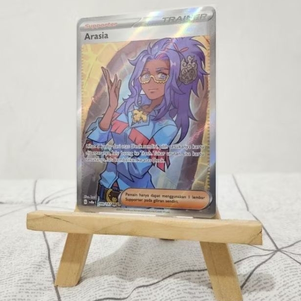 Jual TCG Pokemon Indonesia - Supporter Arasia Trainer SR | Shopee Indonesia