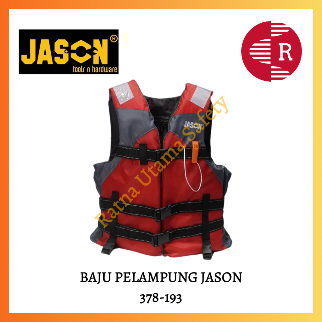 Jual Life Jacket Rompi Pelampung Merah Jason 378-193 | Shopee Indonesia