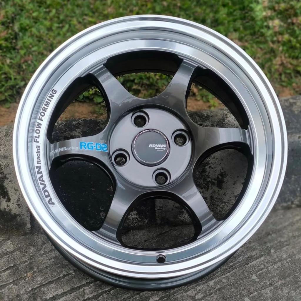 Jual Velg Advan RGD2 | Ring 15 Pcd 4x100 Lebar 7 ET 35 Velg Mobil Tie Rod Wheels | Shopee Indonesia