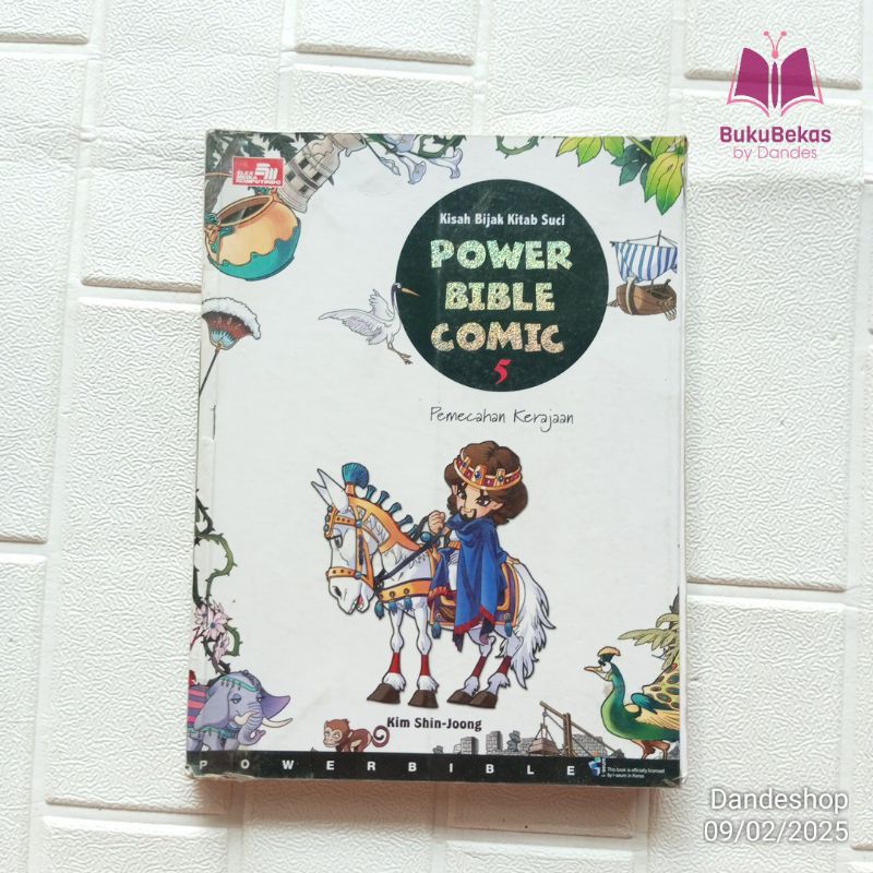 Jual Power Bible Comic #5 Kisah Bijak Kitab Suci - Pemecahan Kerajaan ...