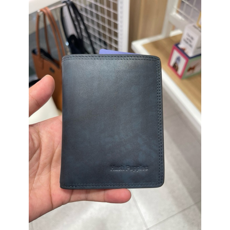 Jual Dompet Bi Fold Pria Hush Puppies Original - Leather & RFID - Ruby ...