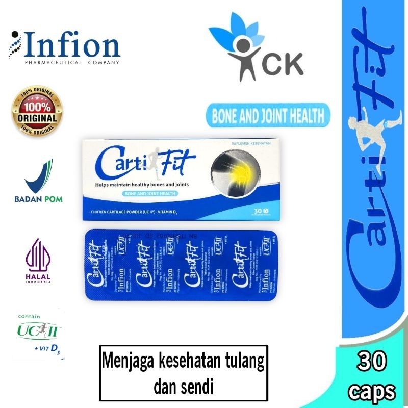 Jual CARTIFIT BOX ISI 30 suplemen kesehatan sendi dan tulang | Shopee ...