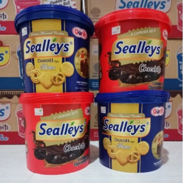 Jual Sealleys Cookies Toples/ Kaleng, Cookies Chocobitz Toples 300 gr ...