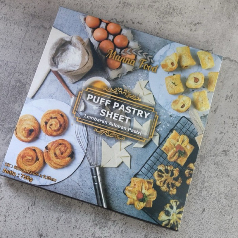 Jual Manna Food Puff Pastry Sheet 750gr | Shopee Indonesia