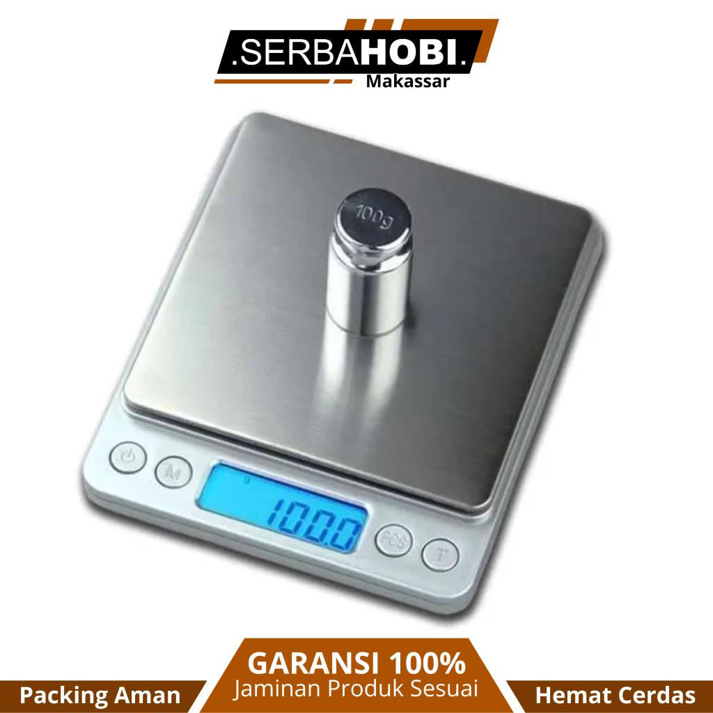 Jual Timbangan Digital Kopi 1KG Skala 0.1 Gram SIlver | Shopee Indonesia