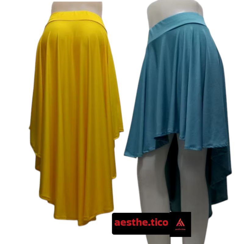 Jual Rok Pinguin High Low Bahan Spandek Balon Belly Dance Zumba Aerobic ...