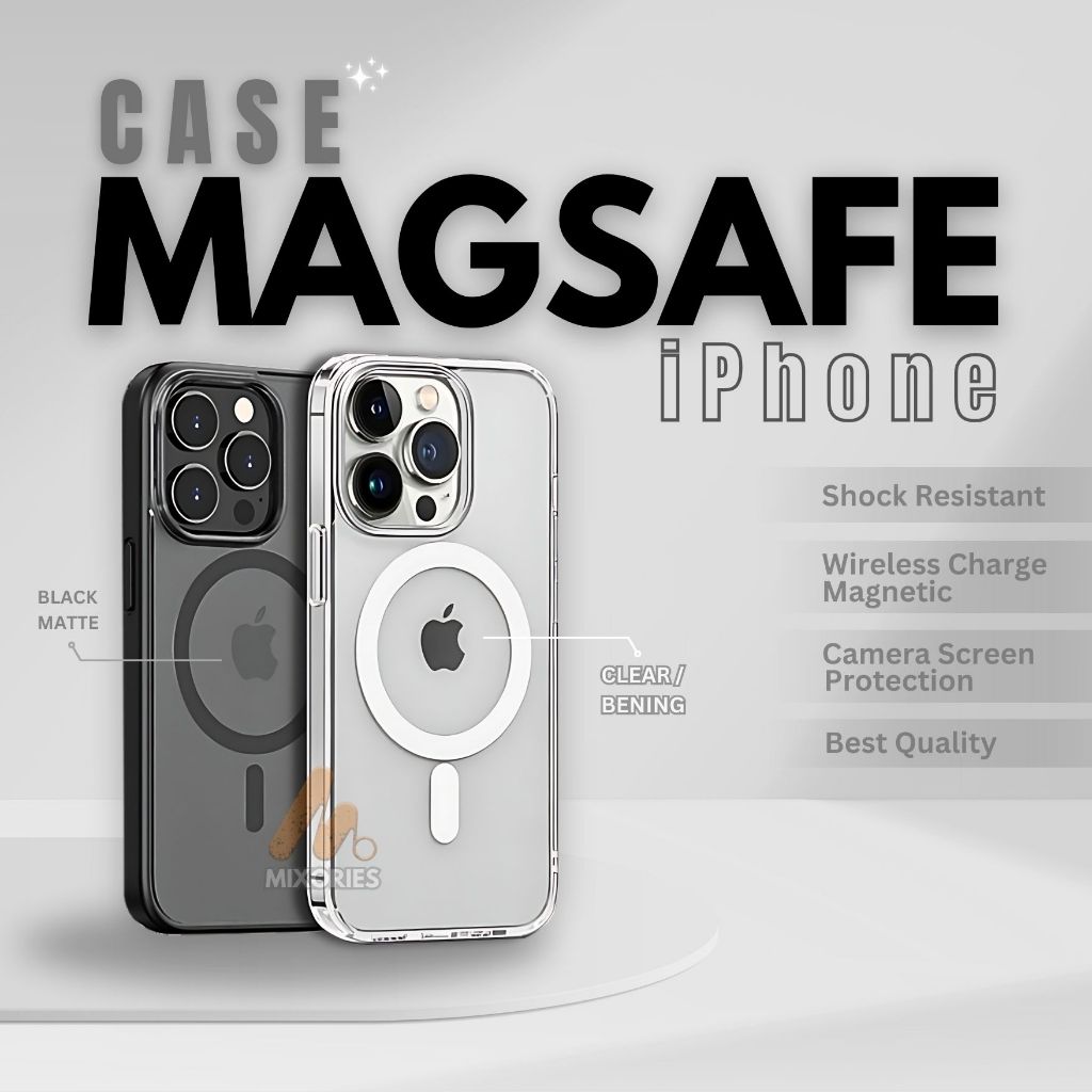Jual Case Casing iPhone Magsafe Magnet 11 12 13 14 15 16 Pro Max ...