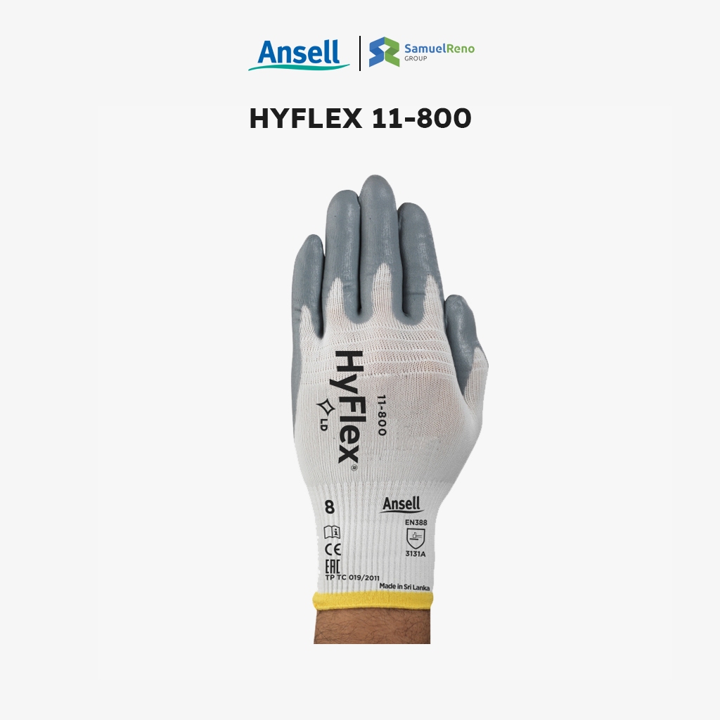 Jual Sarung Tangan Ansell Hyflex 11-800 | Shopee Indonesia