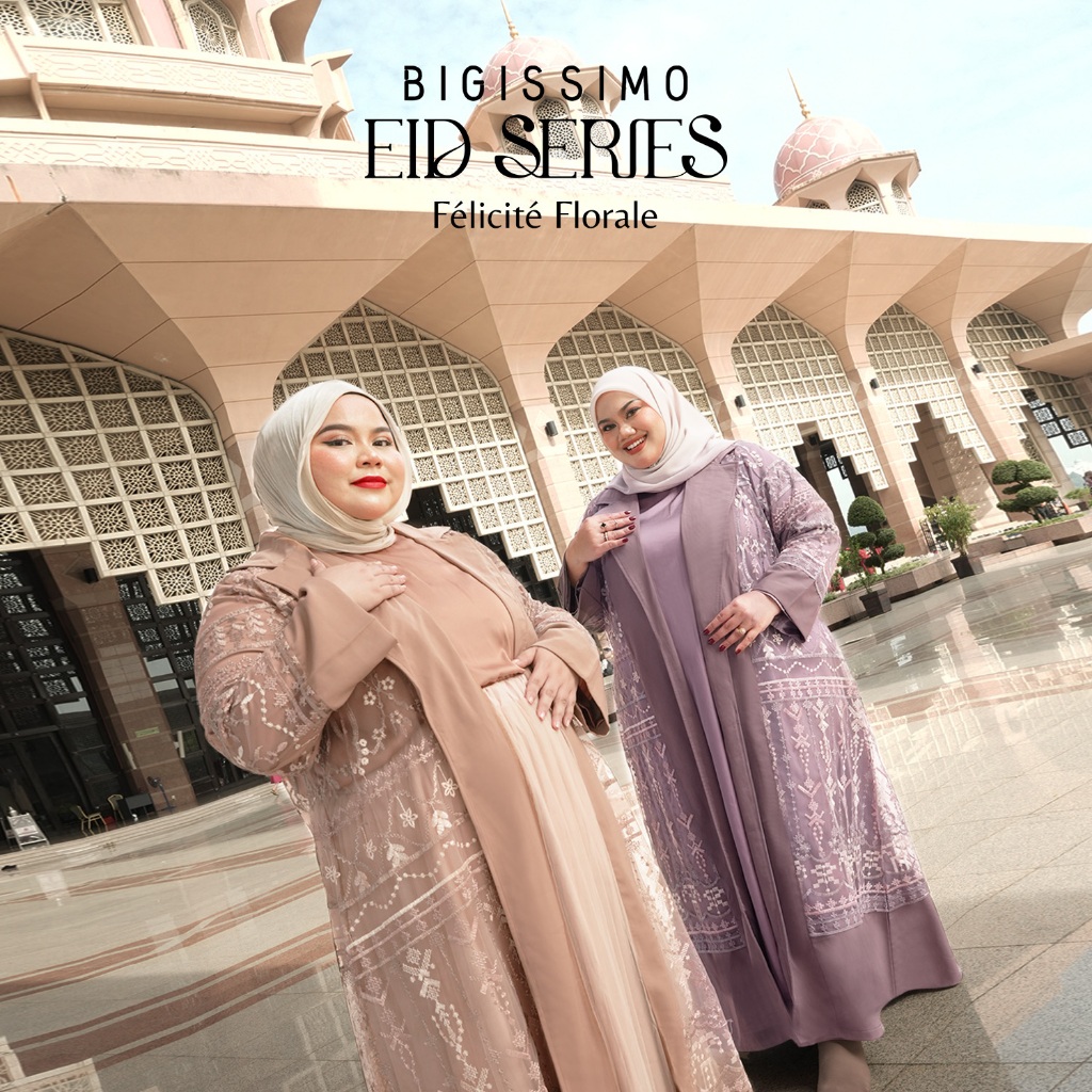 Jual Bigissimo Eid Raya Series - Rumaisha Dress Long Outer | Gamis ...