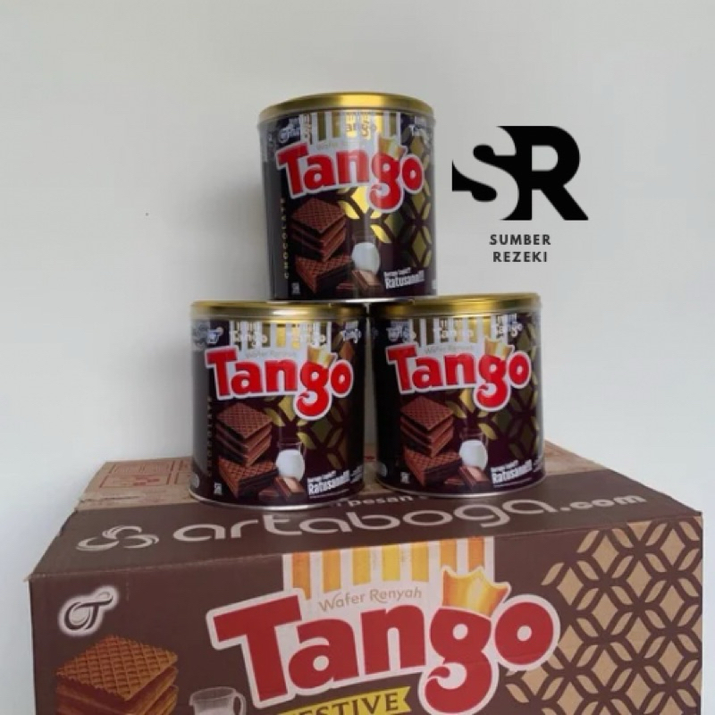 Jual Tango Wafer Coklat Kemasan Kaleng ( 1 Karton / Dus @ 6 Kaleng ...
