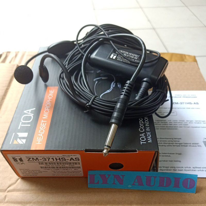 Jual MIC TOA HEADSET ZM371HS-AS ORIGINAL MIC BANDO TOA ZM 371 HS AS | Shopee Indonesia