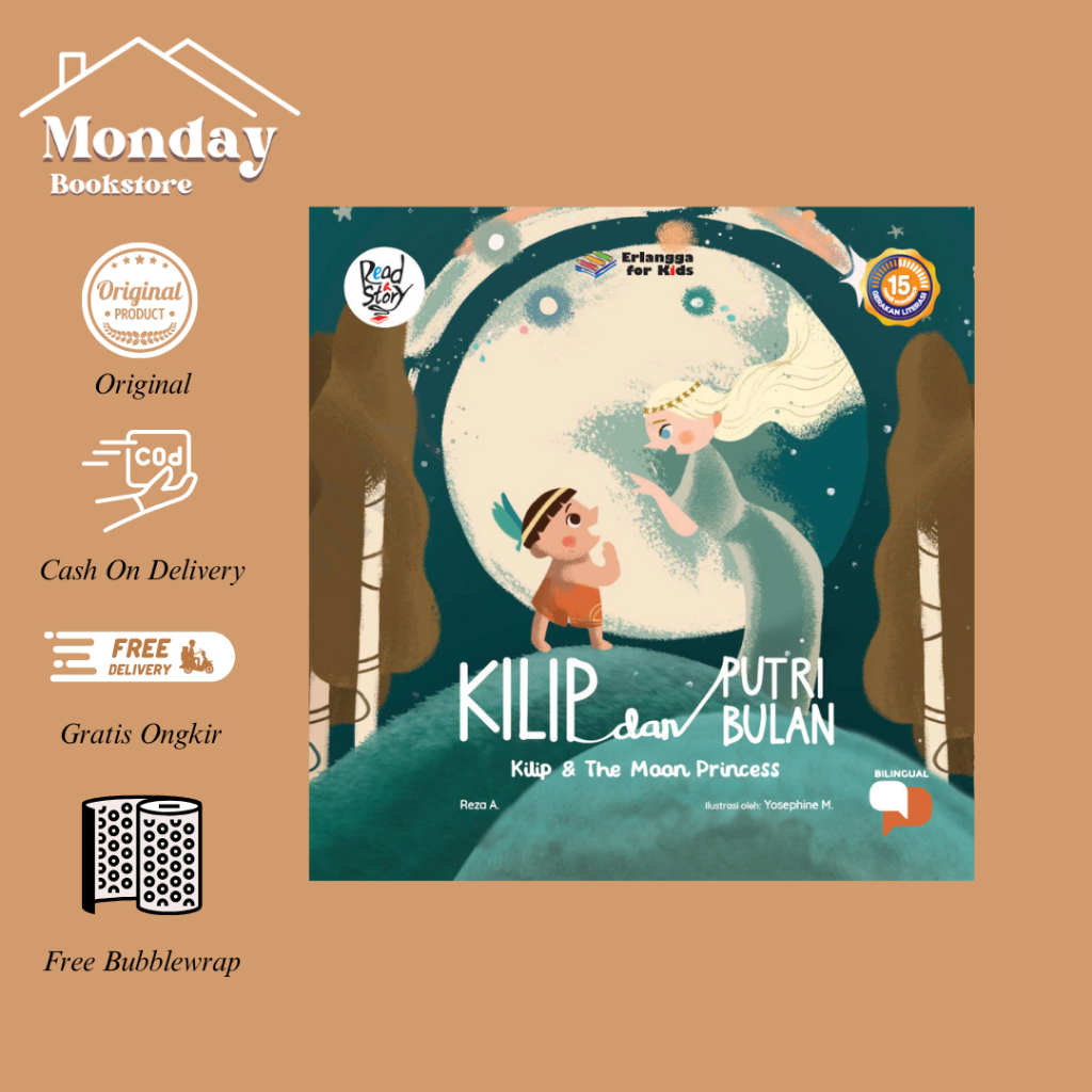 Jual KILIP DAN PUTRI BULAN Penulis : REZA A. | Shopee Indonesia