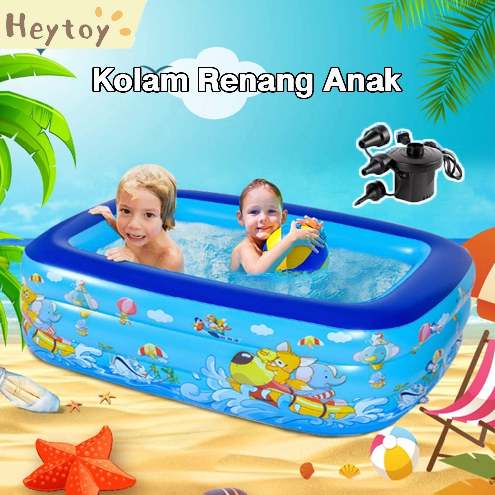 Jual Kolam Renang Anak Jumbo PVC 3ring Kolam Mandi Bola Portable ...