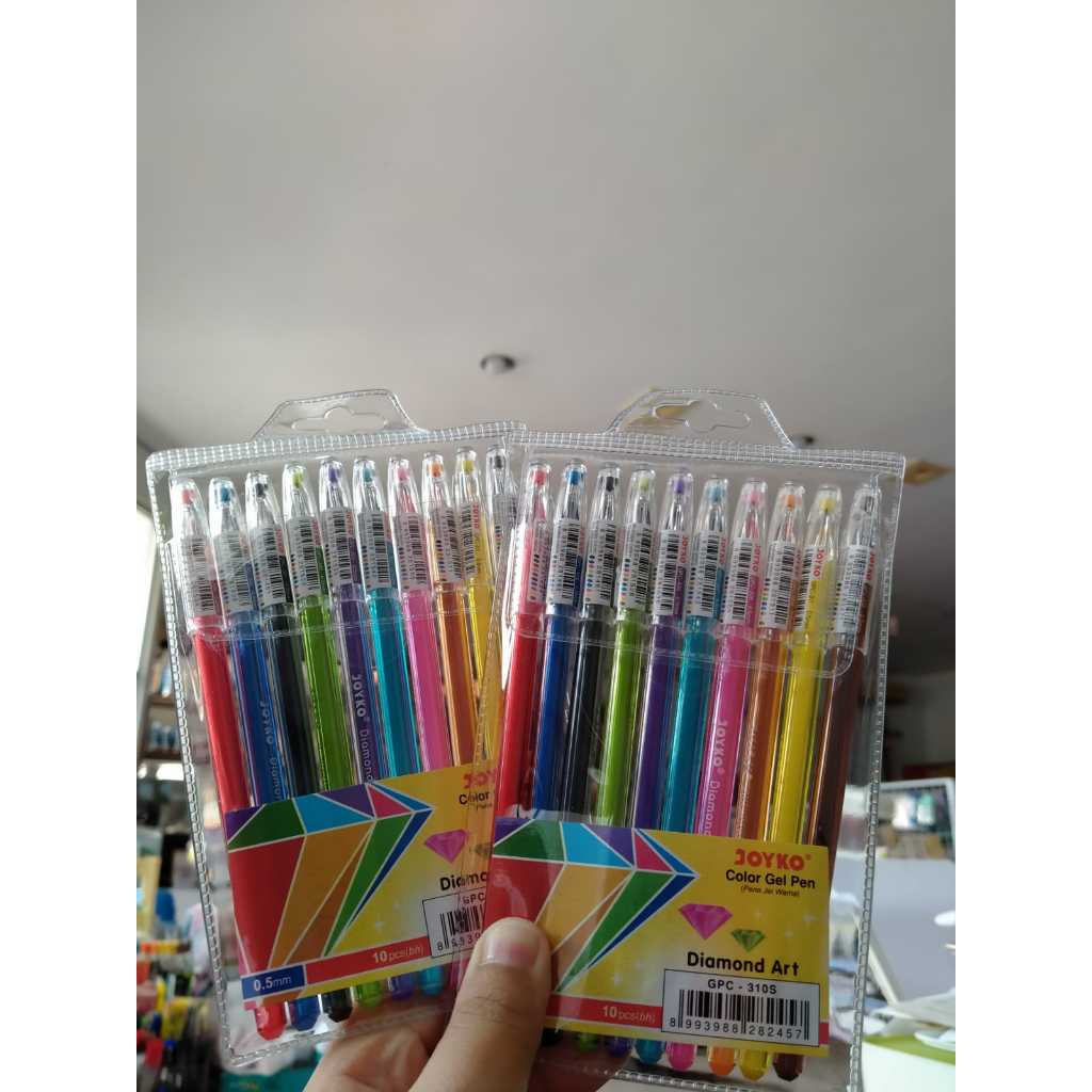 Jual BOLPEN WARNA-WARNI 0.5 MM SET / BOLPEN JOYKO GPC 310 /BOLPEN GEL 0 ...