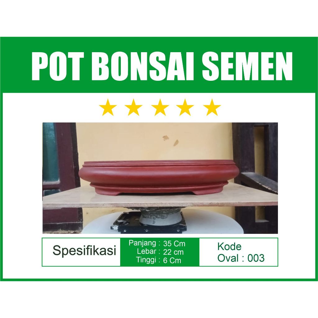 Jual Pot Bonsai Oval Ceper Gaya Klasik Berbahan Semen / Pot Tanaman ...
