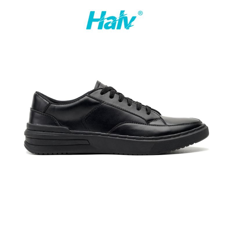 Jual Sepatu sneakers Pria hitam Formal Kantor Kerja Kuliah Kondangan ...