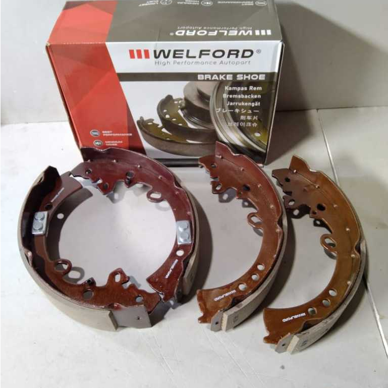 Jual BRAKE SHOE/KAMPAS REM BELAKANG TOYOTA FORTUNER/HILUX PER SET ...