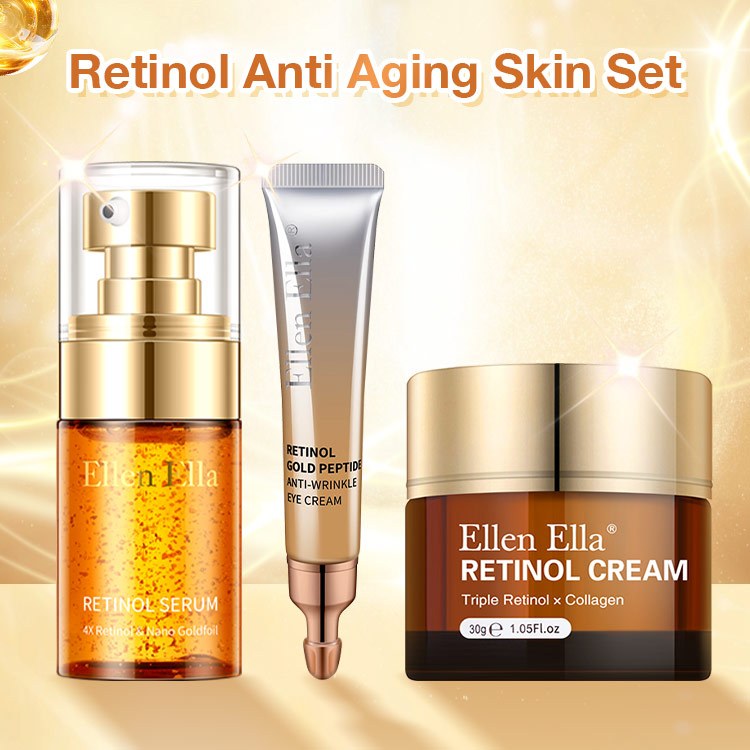 Jual [Ready] ELLEN ELLA Retinol Set 3pcs Retinol Serum Flek Hitam dan ...
