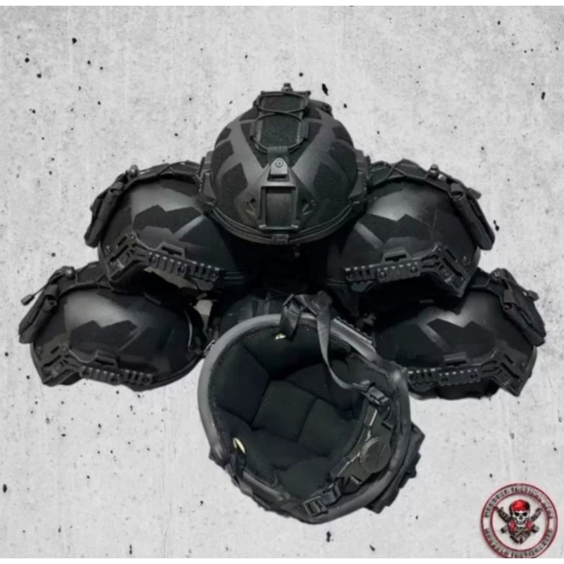 Jual Helm Kevlar Scorpion Level IIIA Rail Wendy / Helm Tactical ...