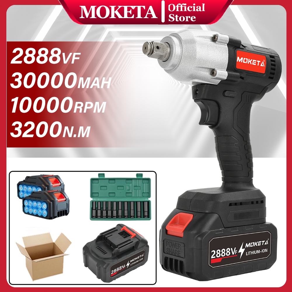 Jual Moketa Ditingkatkan Impact Wrench 288V Baterai Semua motor tembaga Cordless Kunci Impact ...