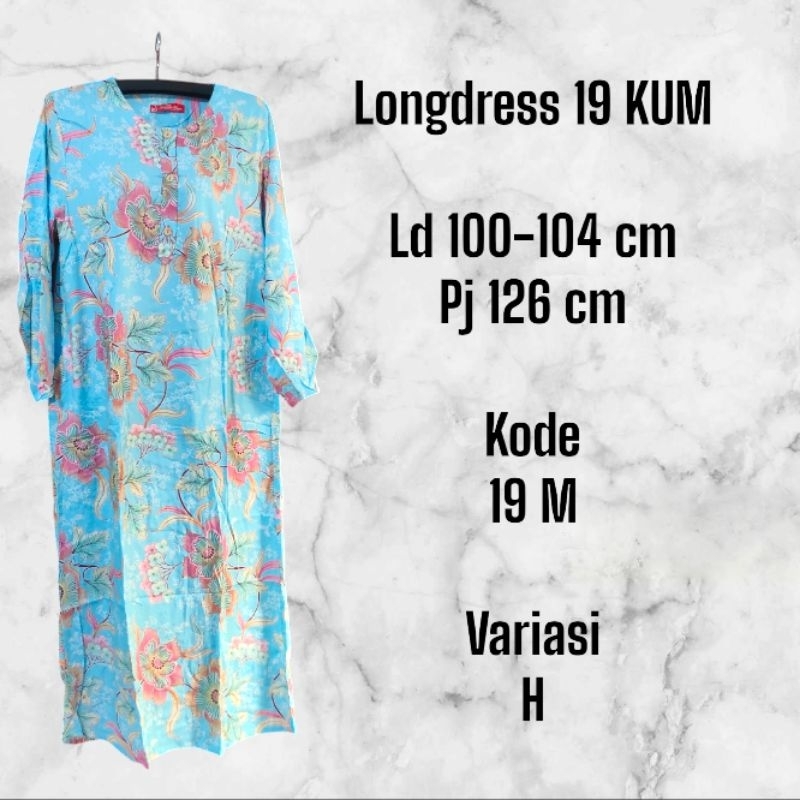 Jual Longdress Kencana Ungu Label Merah Kancing Depan (KT LD 19M ...