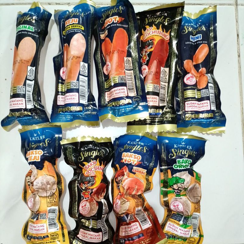 Jual Sosis Kanzler Singles HOT, Mini, Original, Keju, gochujang, bakso ...