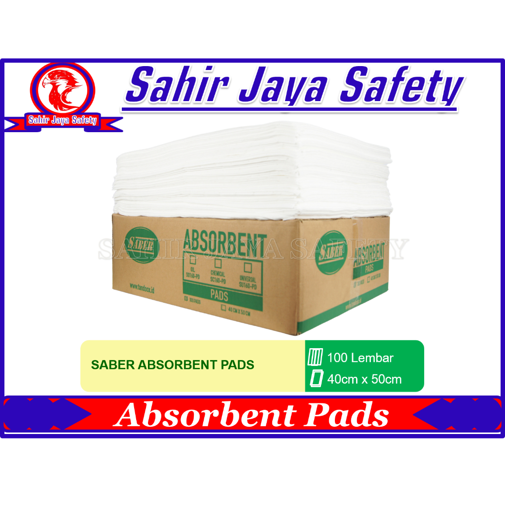 Jual Saber Oil Absorbent Pad Tisu Penyerap oli Absorbent Pad Harga Per ...