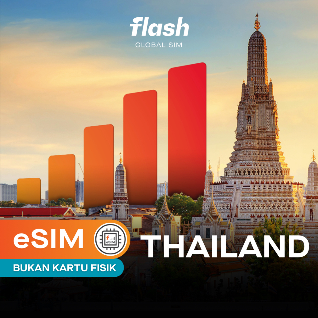 Jual eSIM Thailand Big Quota Flash Global SIM Internet Sim (eSIM Bangkok Thailand) | Shopee ...