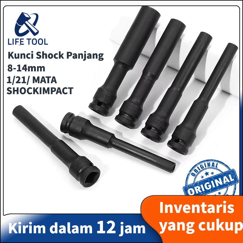 Jual Life tool/8-14mm /Kunci Shock Panjang/Mata Kunci Shock/14mm High ...