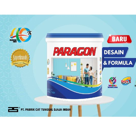 Jual CAT TEMBOK PARAGON MIXING 1KG WARNA AKSEN | Shopee Indonesia