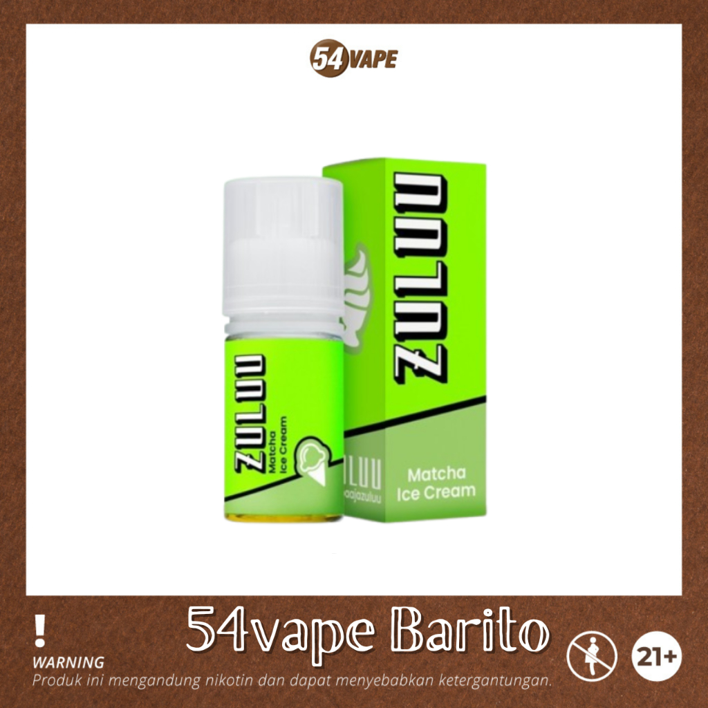 Jual Zuluu Matcha Ice Cream Salt Nic 30ml 30mg | Shopee Indonesia