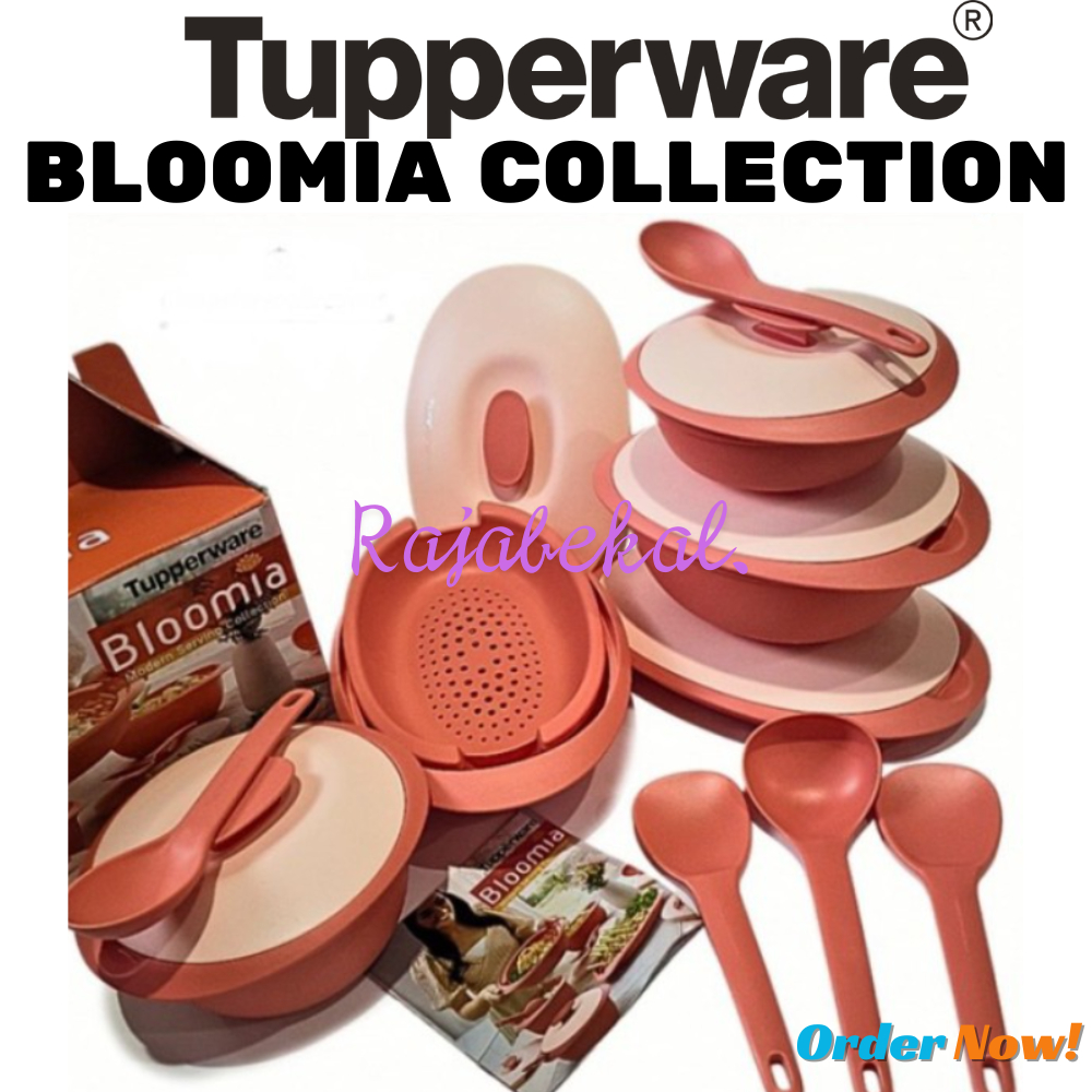 Jual PROMO Tupperware Bloomia Collection // Raya Blossom Collection wadah saji cantik | Shopee ...