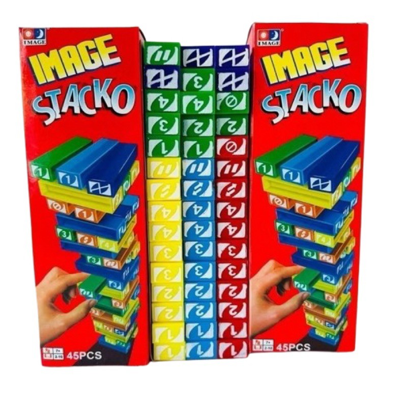 Jual Mainan Stacko Balok Susun Board Game/ Ocean Stacko / Uno Stacko ...