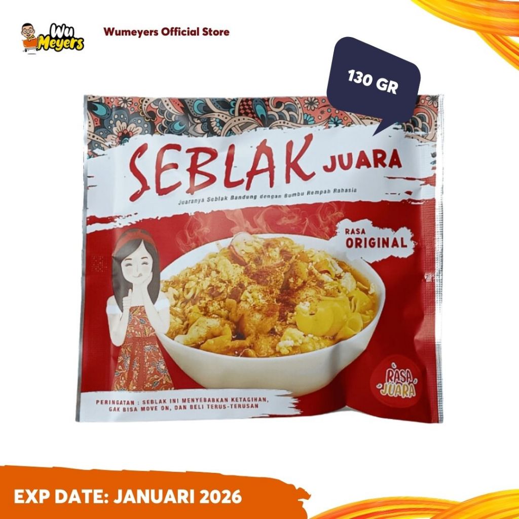 Jual Rasa Juara Seblak Original Instan | Seblak Juara Original 130gr ...