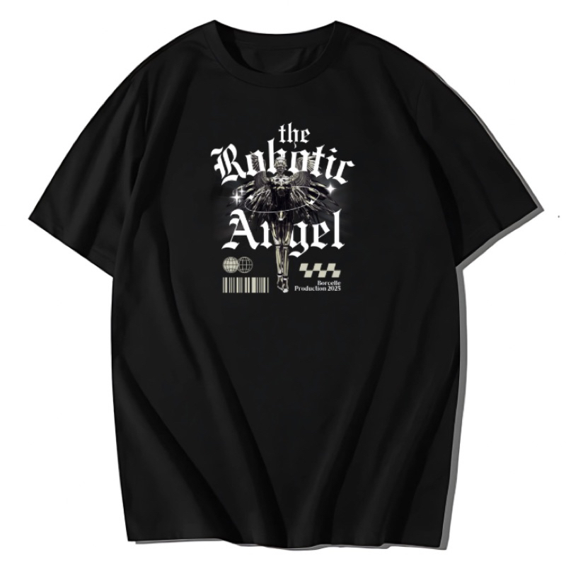 Jual T-Shirt Ther Robotic Angle Black Catuk n |Kaos Borcelle Production ...