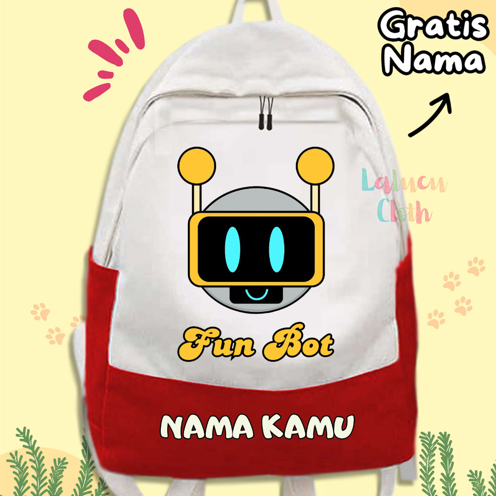 Jual TAS RANSEL ANAK SPRUNKI INCREDIBOX FUN BOT / BACKPACK ANAK SPRUNKI ...
