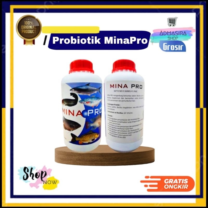 Jual Probiotik Udang dan Ikan MINA PRO 1 liter Produksi PT SHS Pokphand ...