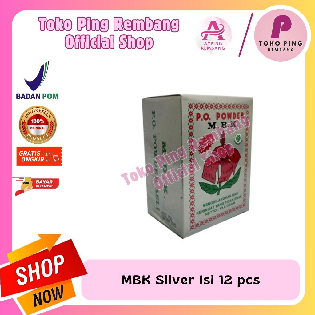 Jual MBK Silver Isi 12 pcs ( Bedak MBK) | Shopee Indonesia