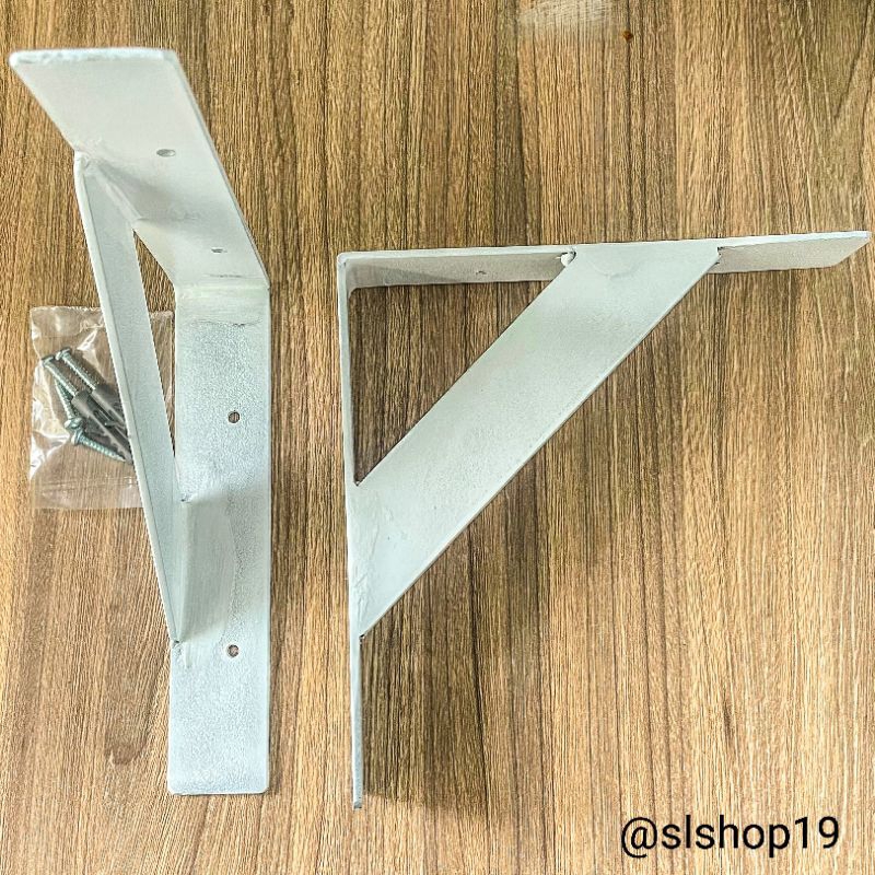 Jual Rak siku ambalan model A uk 20x20 warna putih | Shopee Indonesia