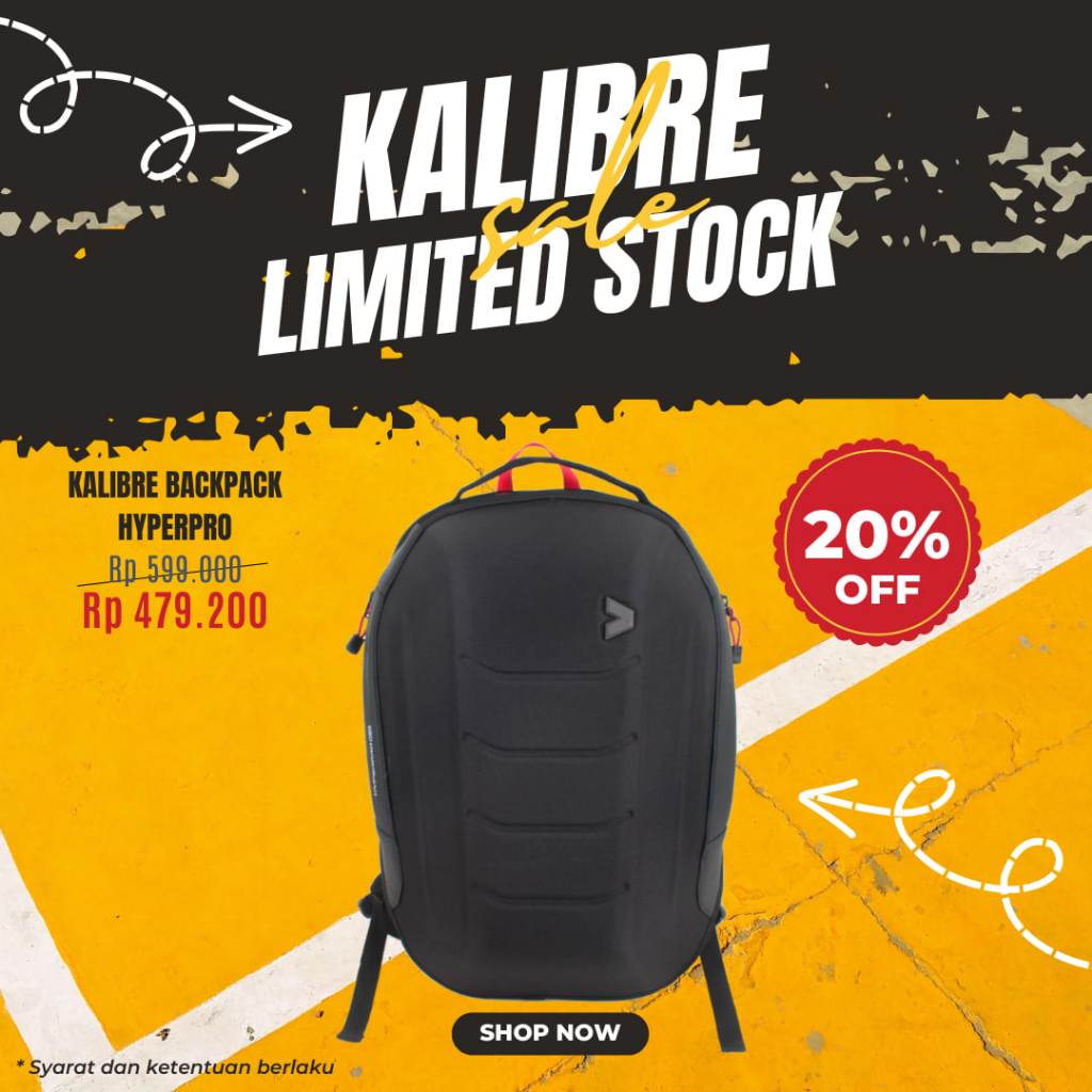 Jual Kalibre New Backpack Hyperpro 911066000 | Shopee Indonesia
