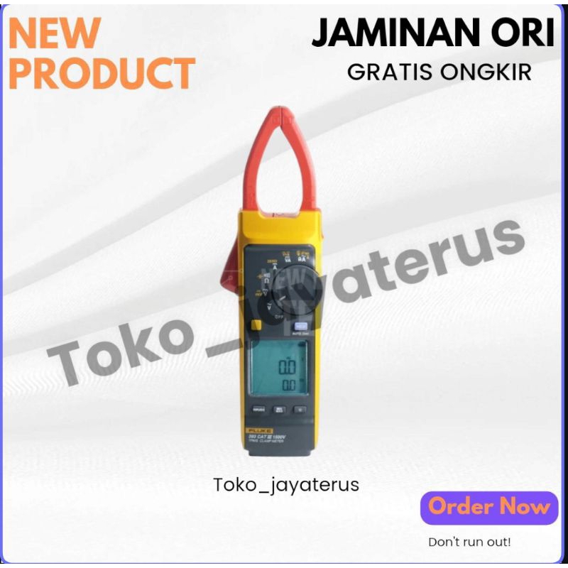 Jual Fluke 393 Solar Clamp Meter CAT III 1500V Fluke 393 original ...