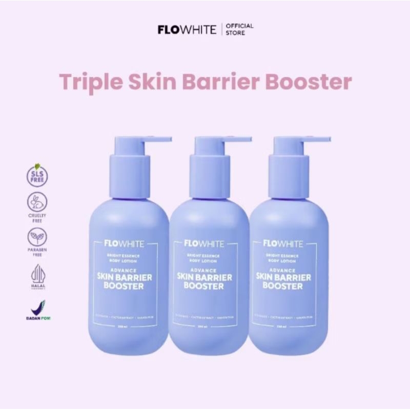 Jual flowhite beauty triple skin barrier booster 200ml (isi 3 botol ...