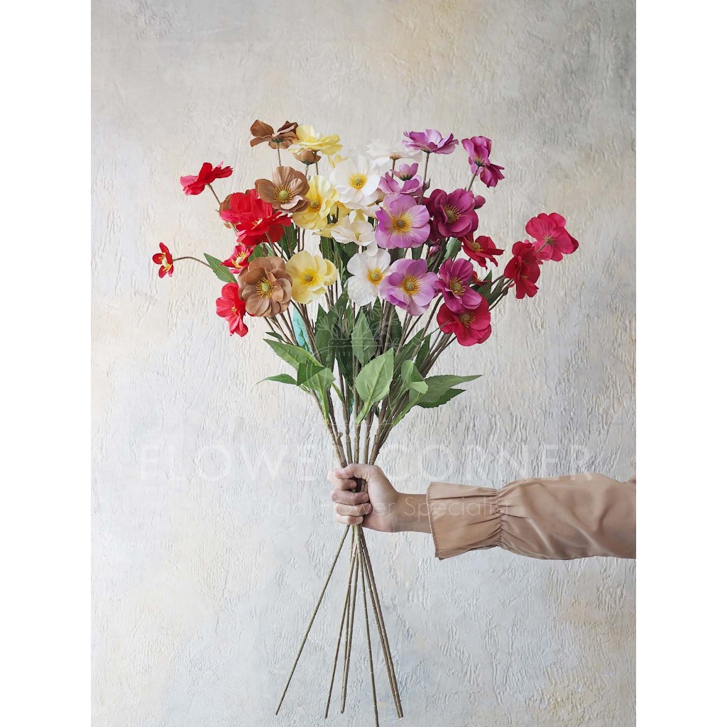 Jual Bunga Artificial Spray Ranunculus Butterfly Bold (B24080) | Shopee ...