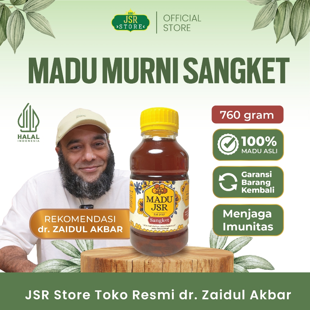 Jual MADU SANGKET JSR dr Zaidul Akbar 100% Asli & Murni - Madu Sehat ...