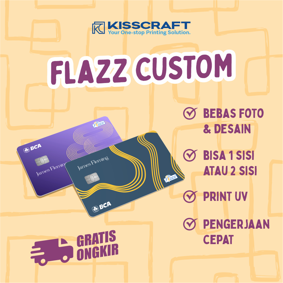 Jual Kisscraft - Flazz Custom - Bisa 1 Sisi / 2 Sisi - Print UV HD ...