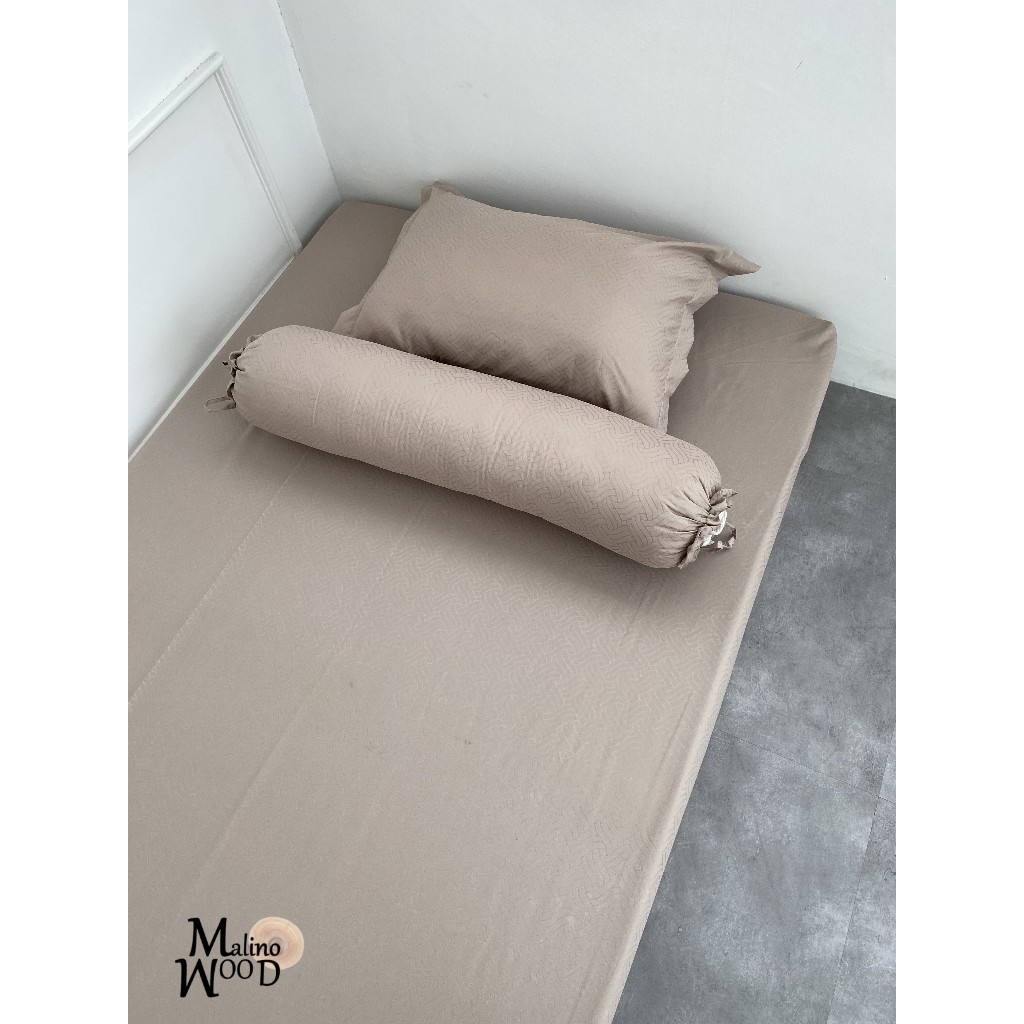 Jual Sprei Grey Twill Premium Warna White Choco | Shopee Indonesia