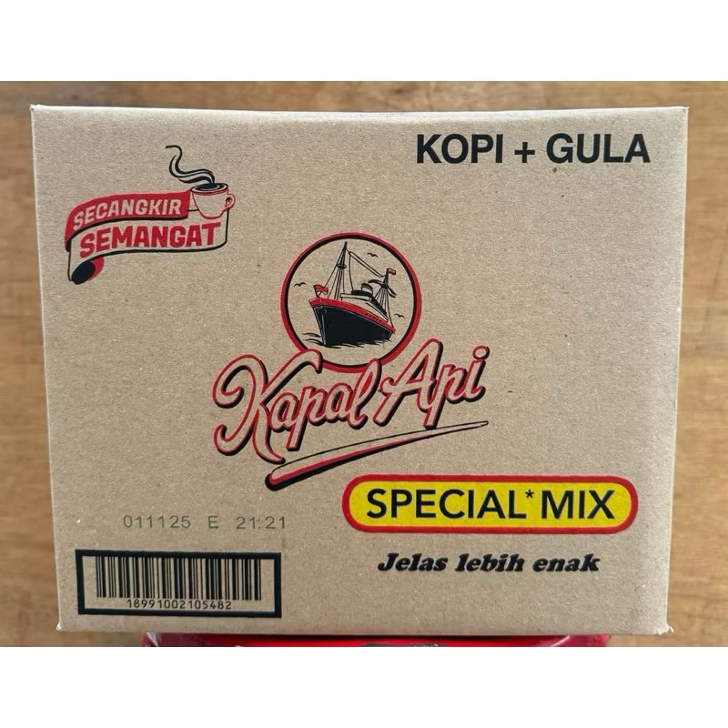Jual KOPI KAPAL API SPECIAL MIX - 1 DUS | Shopee Indonesia