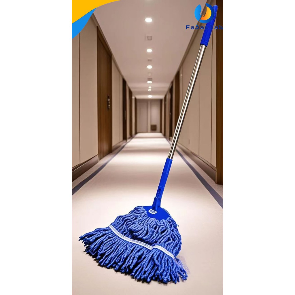 Jual FAJARLAH pel sumbu cotton kain pel katun mop jepit paket klip ...