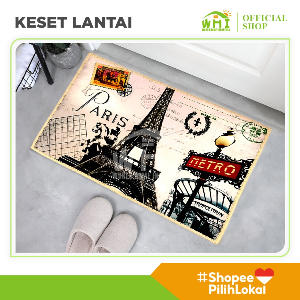 Jual World Home Keset Anti Slip Keset Kamar Mandi Keset Dapur Motif ...